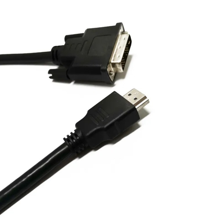 DVI to HDMI Adapter DVI D 18+1 Male to HDMI Female Cable Connector ...