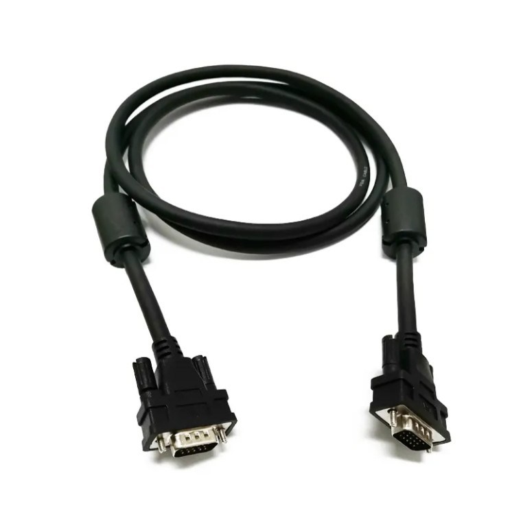 15 ft Straight Through Serial DB15 Cable Male to Male 15 Pin Computer ...