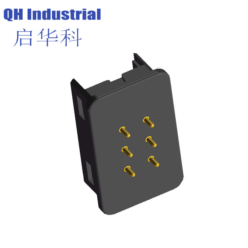 6Pin Egypt Wearable Device Magnetic Power Connector Magnetic 12V ...