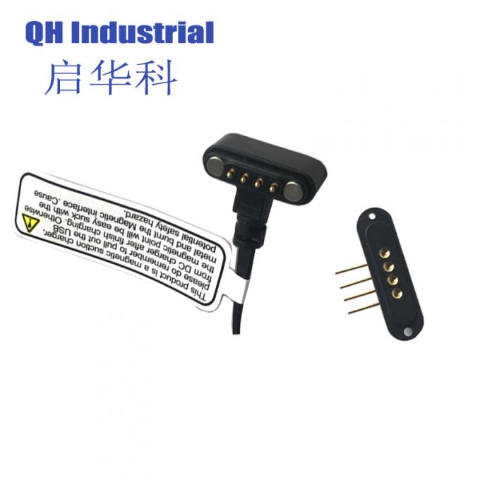 4pin 2.54mm Pitch ISO RoHS REACH IDI magnetic pogo pin connector Peru ...