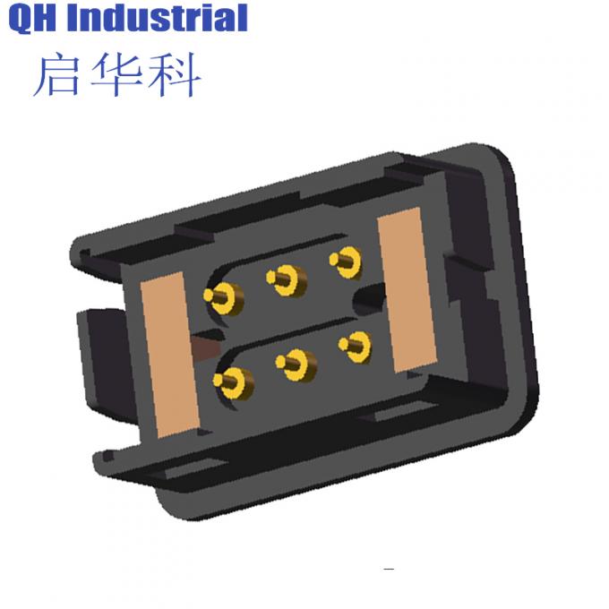 6Pin Greece Charger Connectors Magnetic spring loaded pin To Usb spring ...