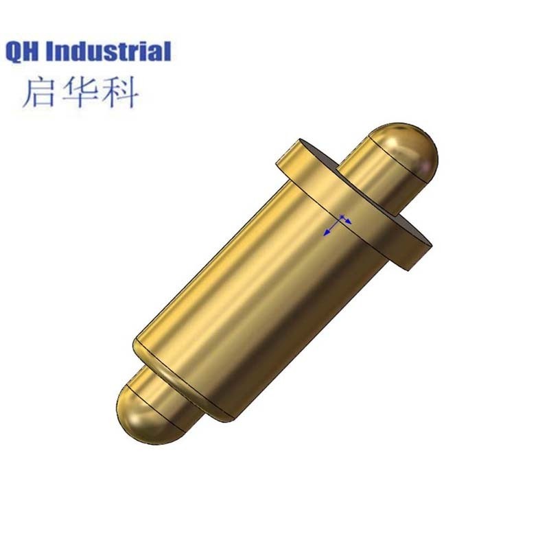 Custom Brass Female And Male Spring Contact Loaded Pogo Pin Connector ...