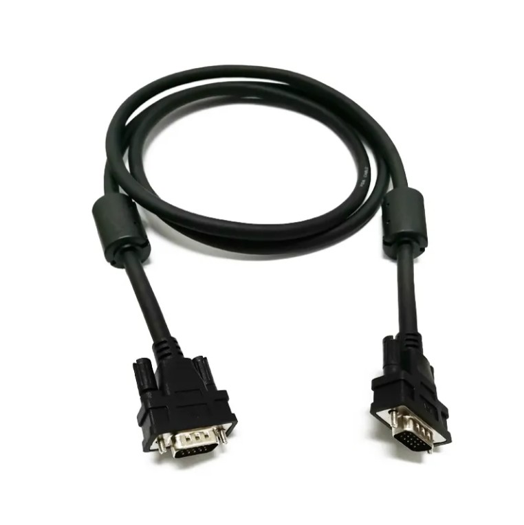 15 ft Straight Through Serial DB15 Cable Male to Male 15 Pin Computer ...