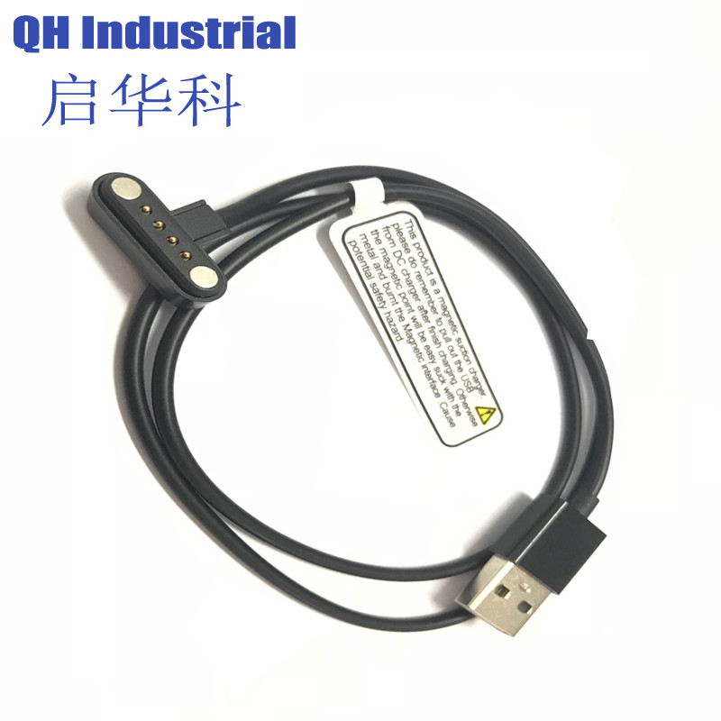4pin 2.5mm Pitch Customized USB 90 Degree Bend Pogo Pin Flat Pogo Pin ...